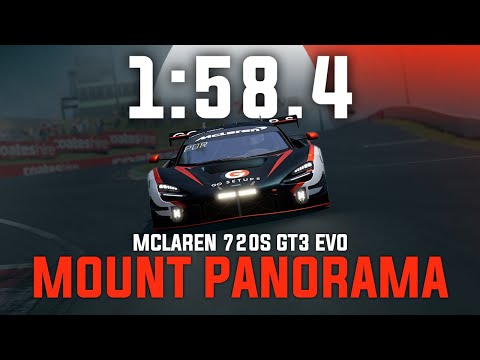 Mount Panorama 1:58.4 - Mclaren 720S GT3 EVO - GO Setups | ACC 1.10.2