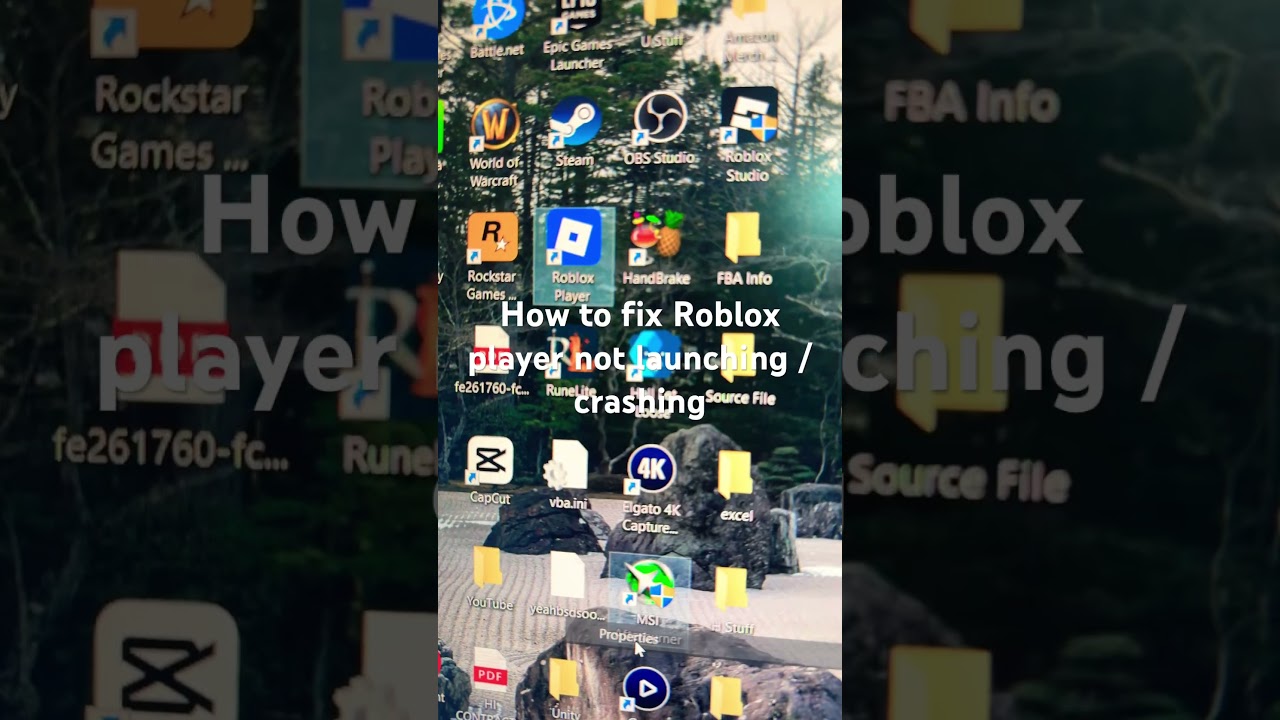 How to fix Roblox player not launching / crashing