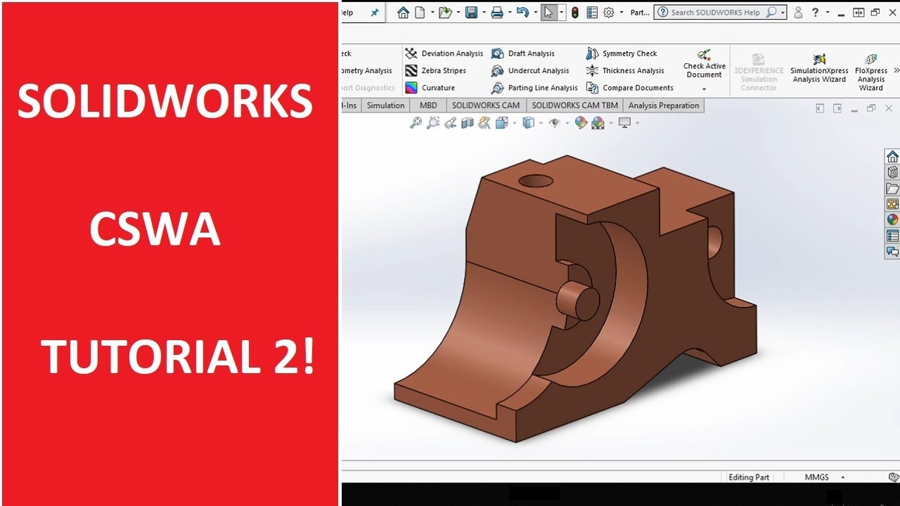 CSWA TUTORIAL 2 | SUPPORTS YOU WITH GETTING YOUR SOLIDWORKS QUALIFICATION!