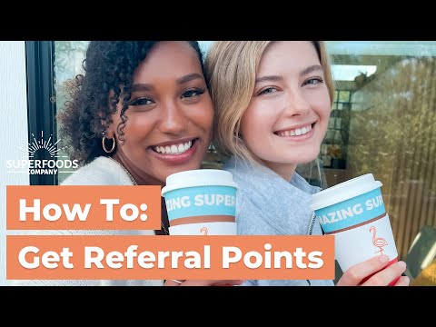 How to earn referral points - Superfoods Company