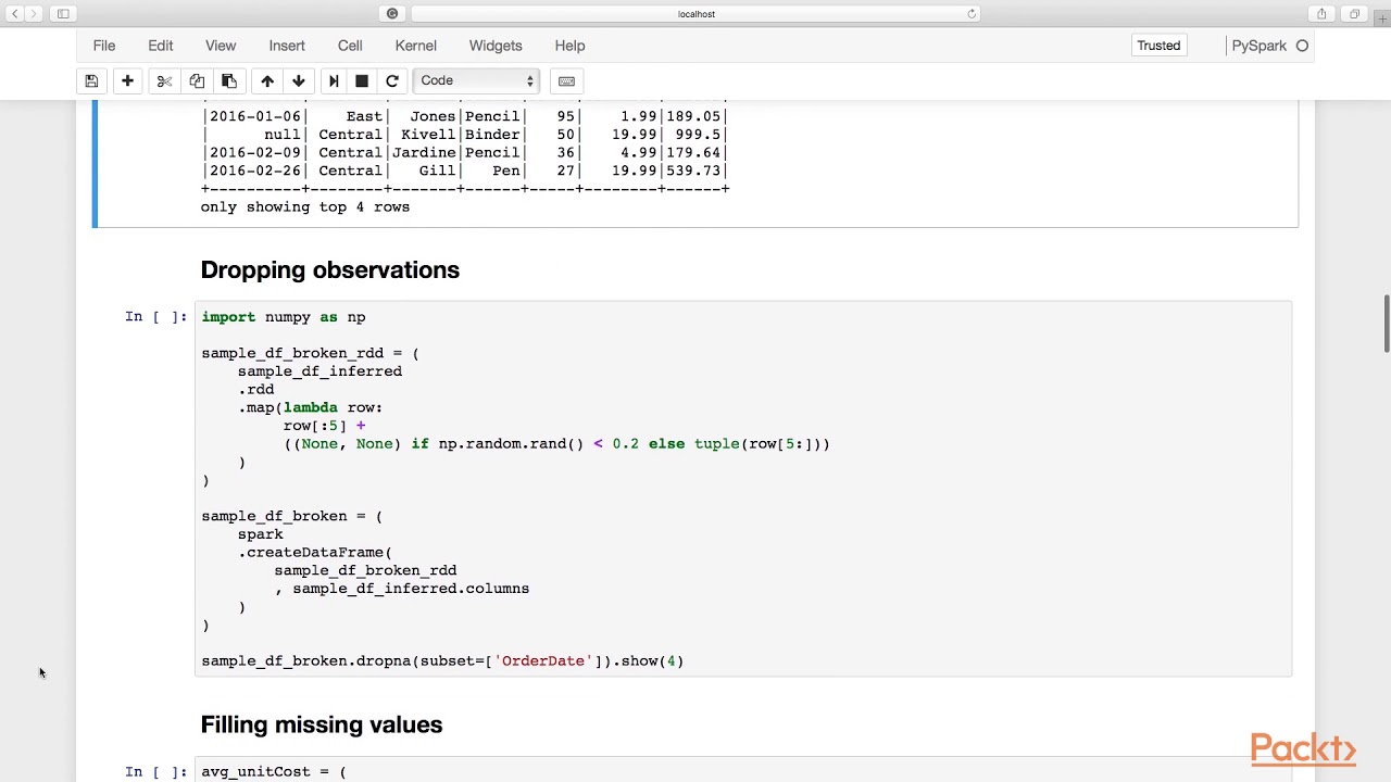 Learning PySpark: Schema Changes| packtpub.com