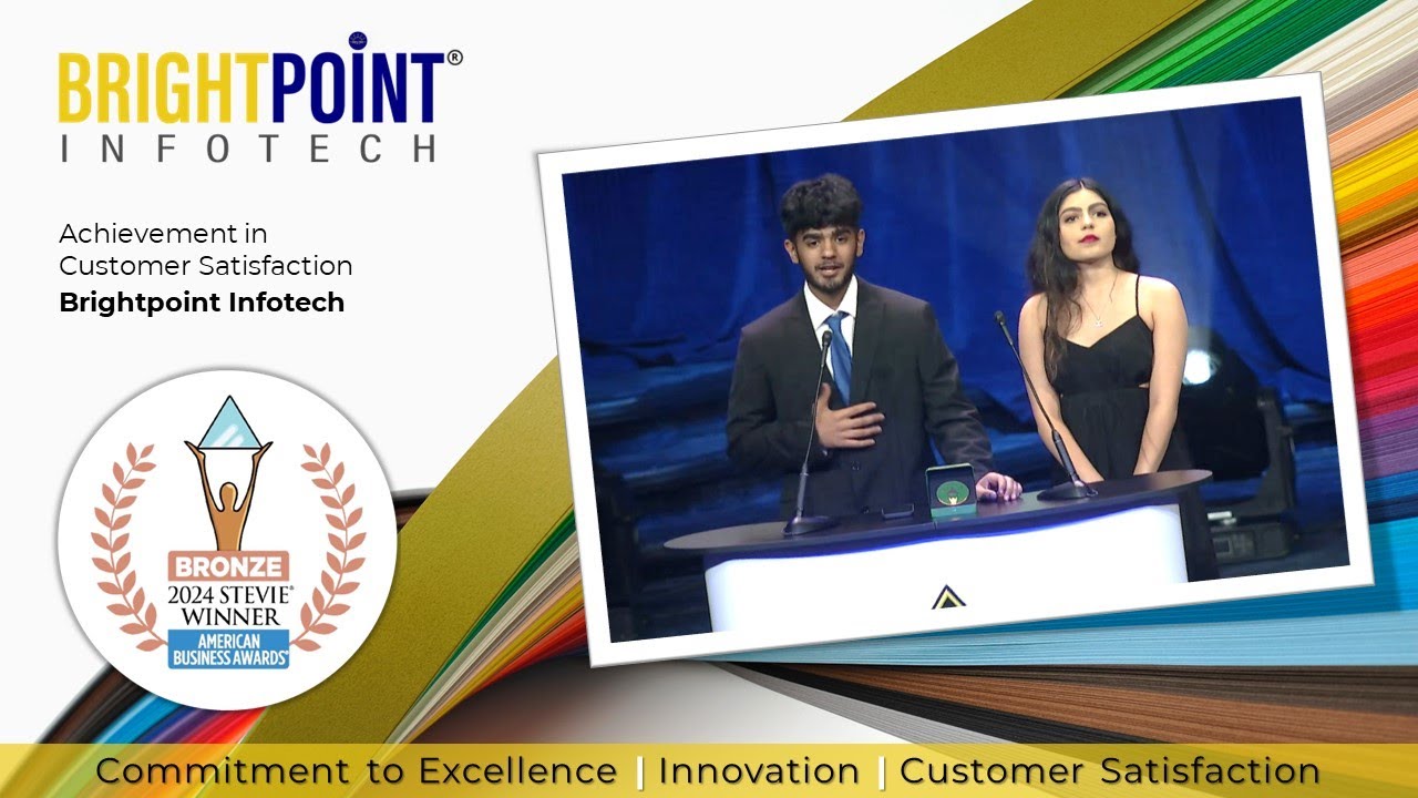 Brightpoint Infotech® Wins Stevie Awards® 2024 for Achievement in Customer Satisfaction!