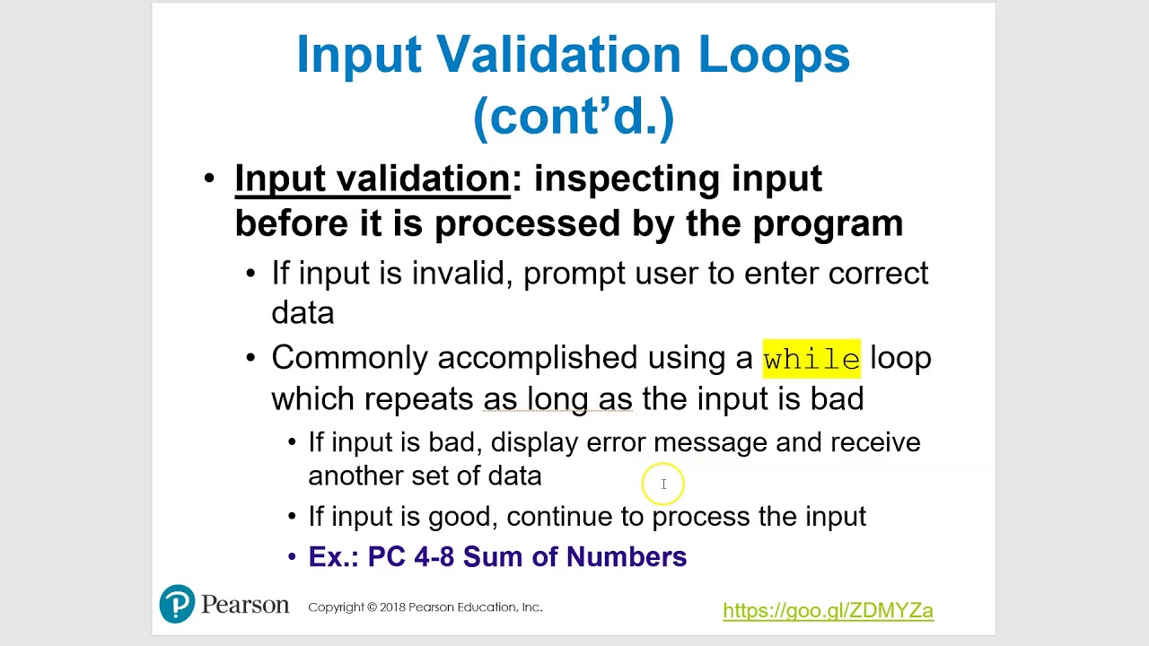 CIS 2 - Python 4.6 Input Validation Loops