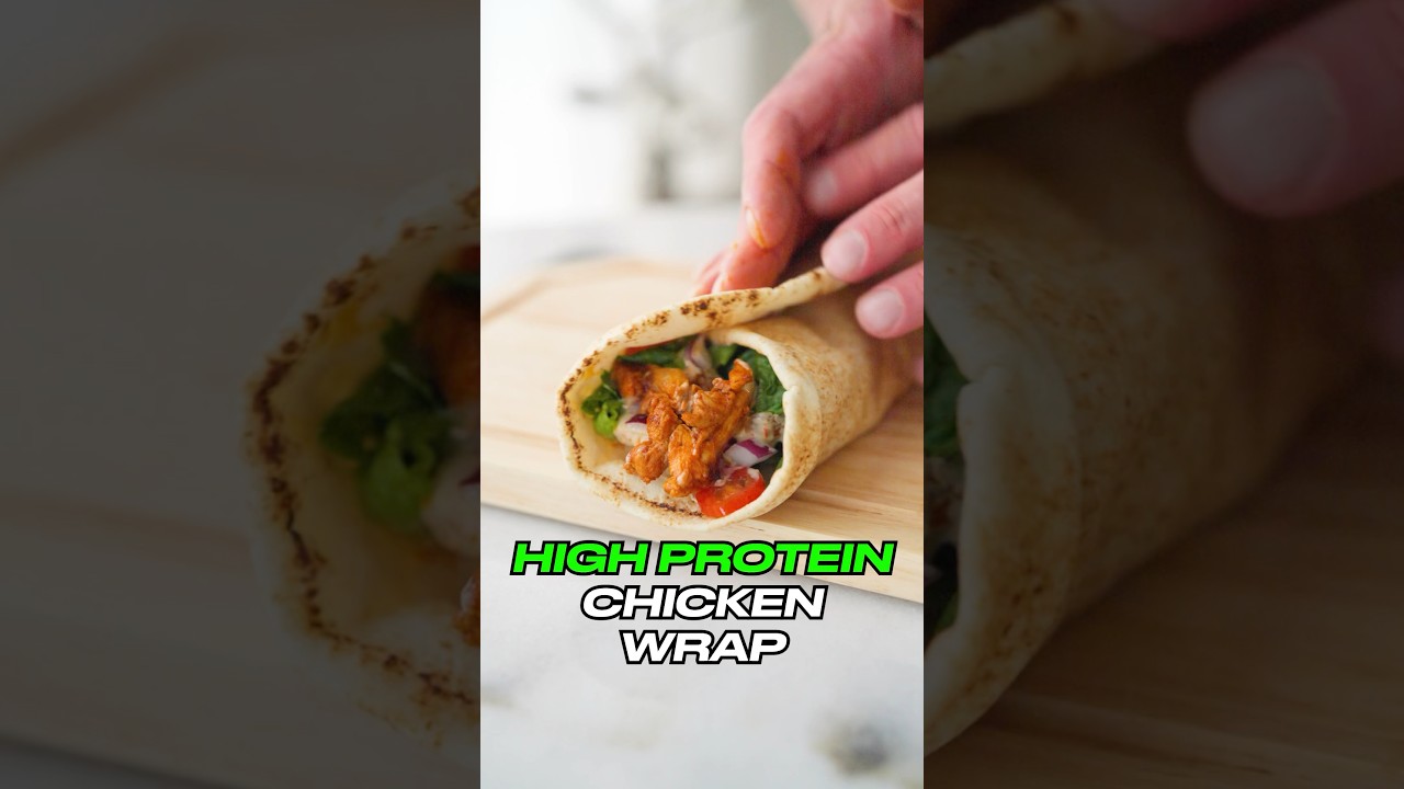 52G Protein Chicken Wrap 🫡 (354 cals)
