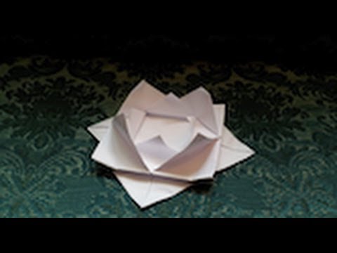 How to make your own Origami water lily | The Secrets of Origami