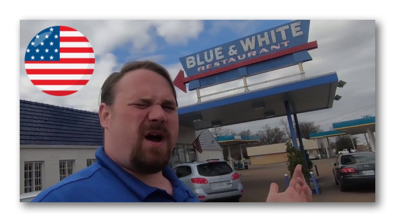 Blue and White Cafe in Tunica Mississippi #StoryVlog