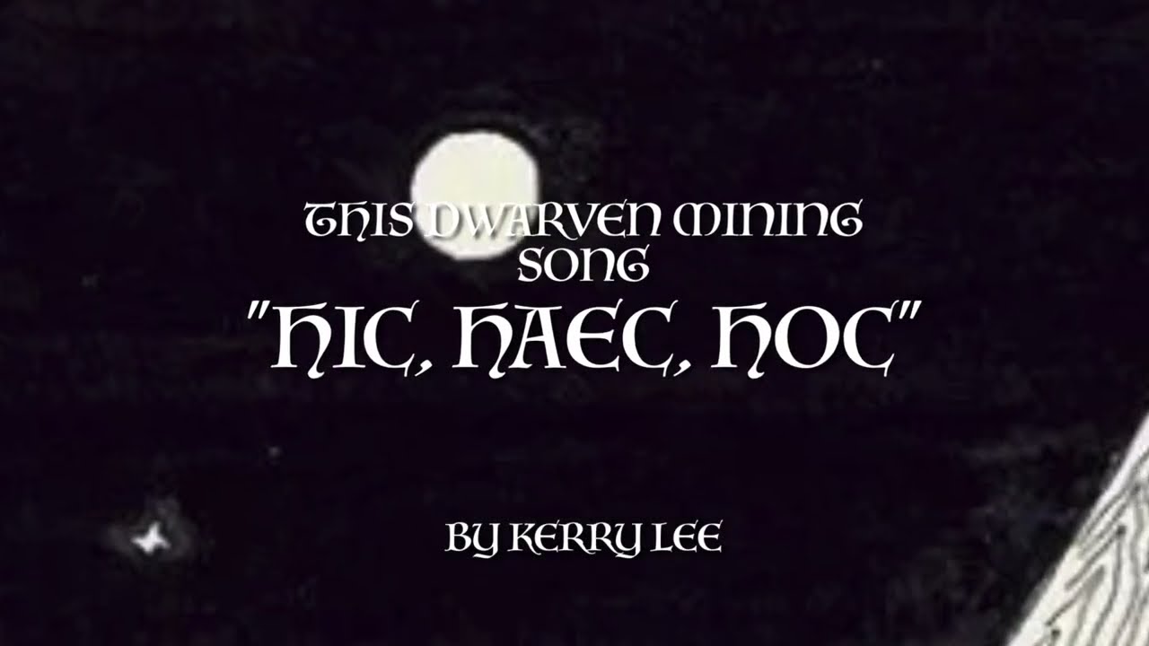 This Dwarven Mining Song (