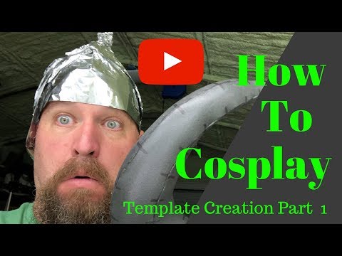 Template Creation | How to get started on your Cosplay | Barefoot Props