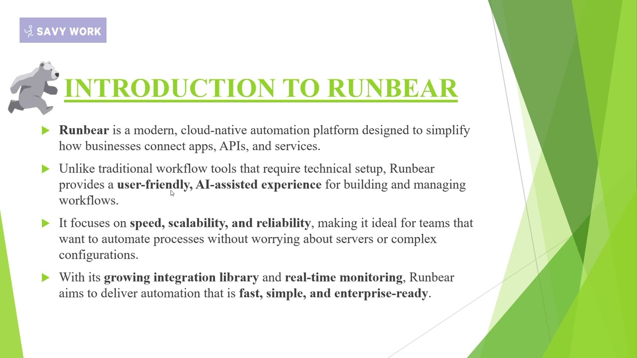 Introduction to Runbear
