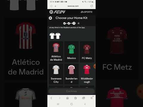Starting my Fc 24 ultimate team Fc24 Web app