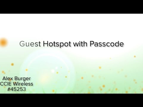 Guest Hotspot with Passcode