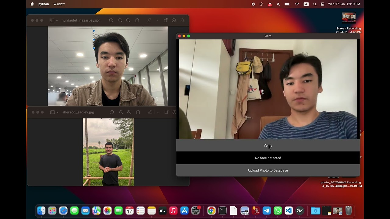 Face Recognition and Verification with FaceNet