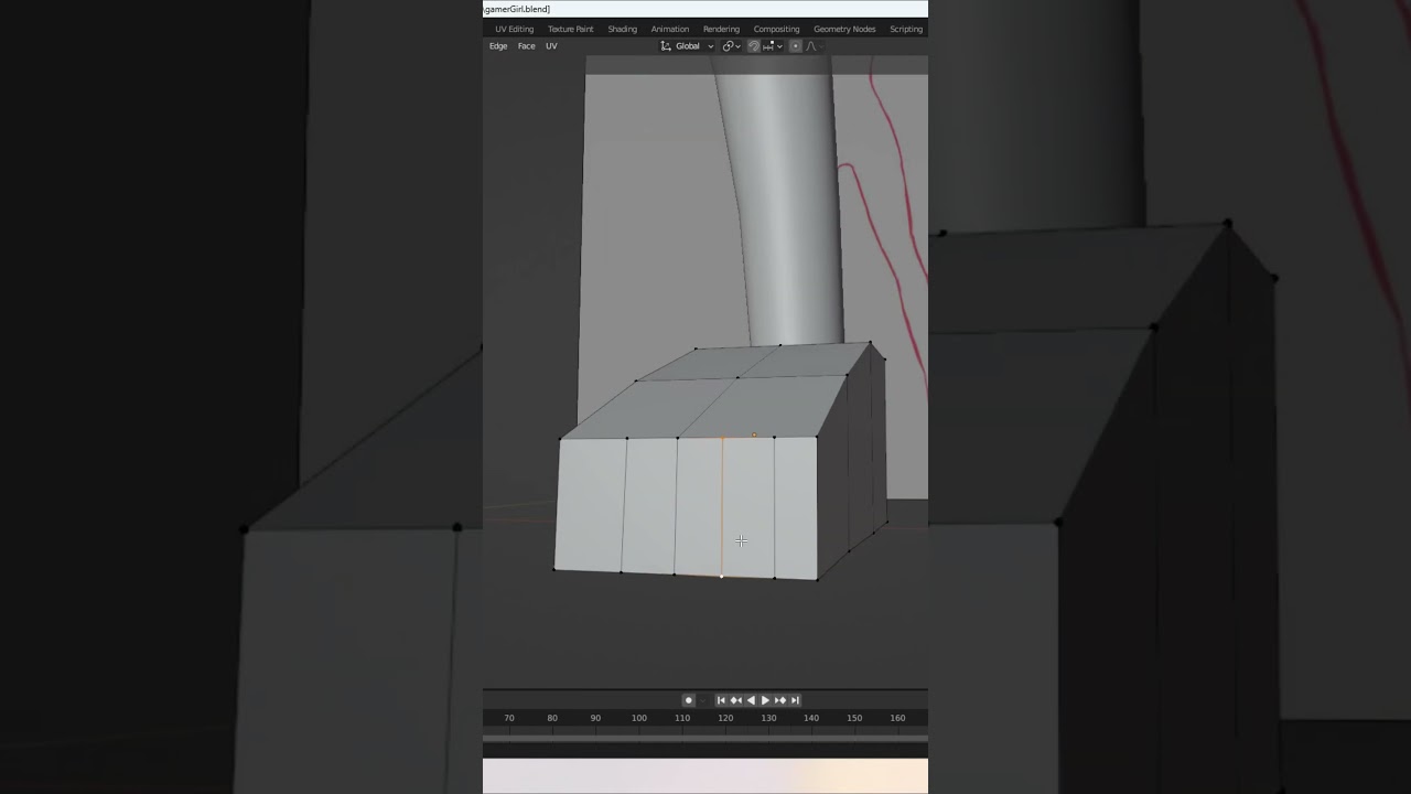 How To Make Foot Easy&Quick / Blender 3.4 #shorts #tutorial #blender #game #character