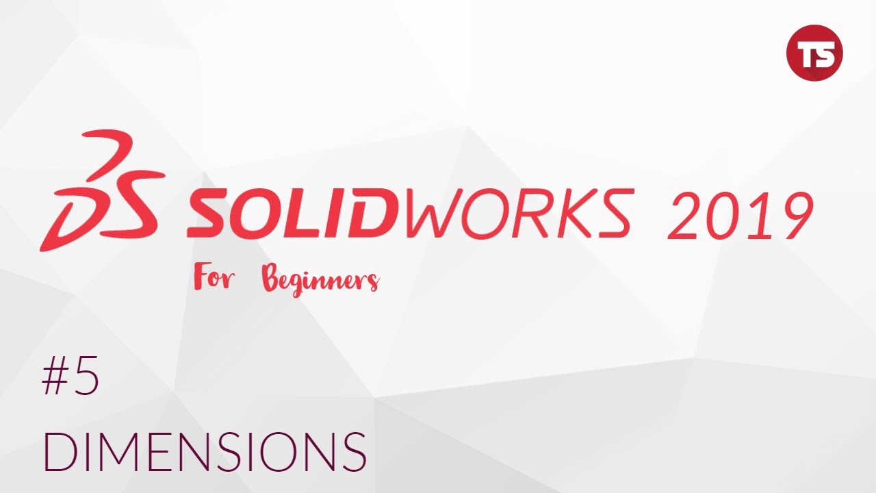 Solidworks Tutorial for Beginners #5: Smart Dimension, Ordinate, Path Length Dimensions. [2018]