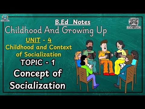 Concept of Socialization | Types, Family Role, Parenting & Child Rearing | B.Ed. | BaseTutor
