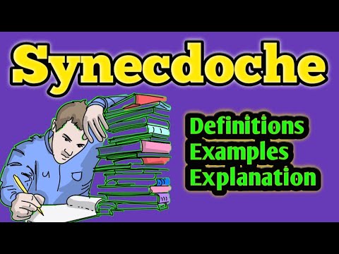 What is synecdoche | Synecdoche | Synecdoche definition | Figure of speech