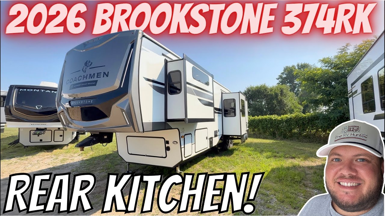 Top Kitchen Storage!? 2026 Brookstone 374RK | Rear Kitchen 5th Wheel