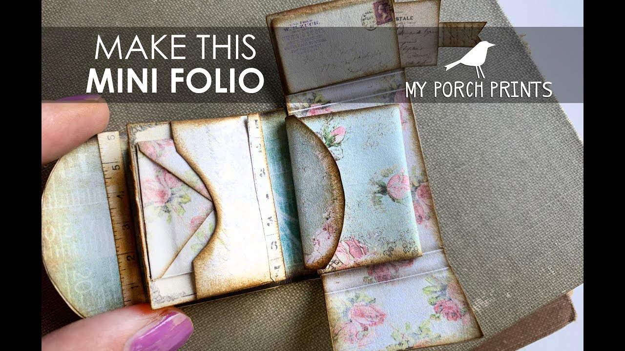 Mini Folio Tutorial from My Porch Prints