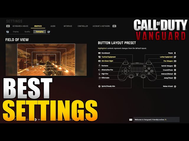 Call of Duty Vanguard best controller settings