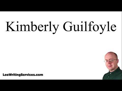 How to Pronounce Kimberly Guilfoyle