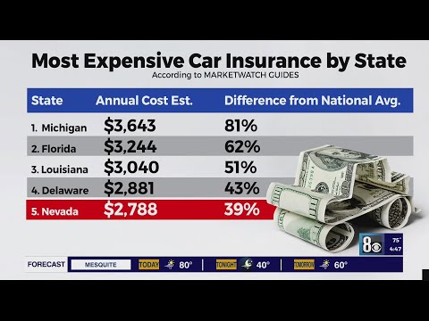 Nevada in top 5 states for most expensive full-coverage car insurance