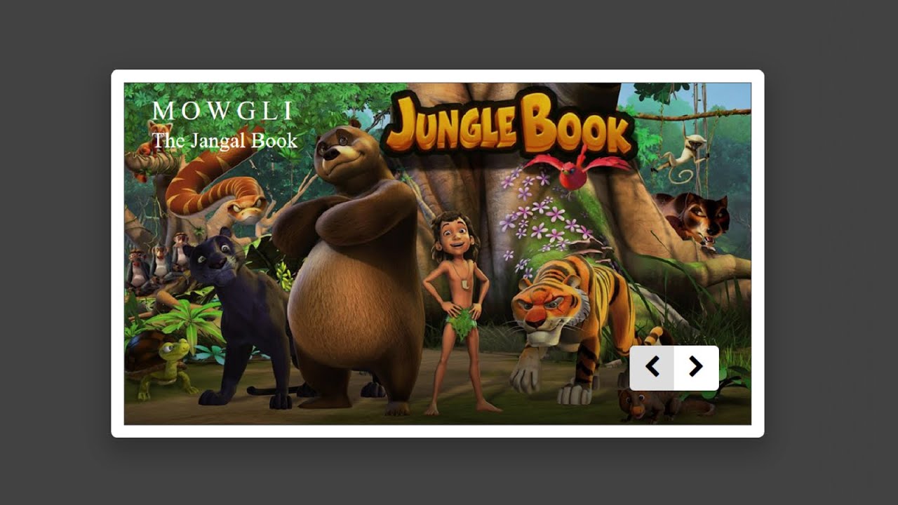 Responsive Image Slider HTML CSS Javascript | Slideshow With Navigation Buttons