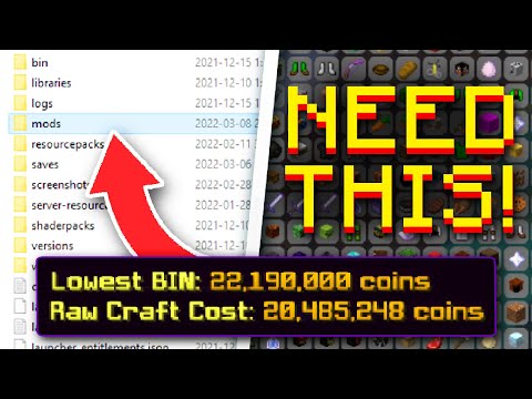 Best Mods in Hypixel Skyblock for EVERYONE! (MUST HAVE)