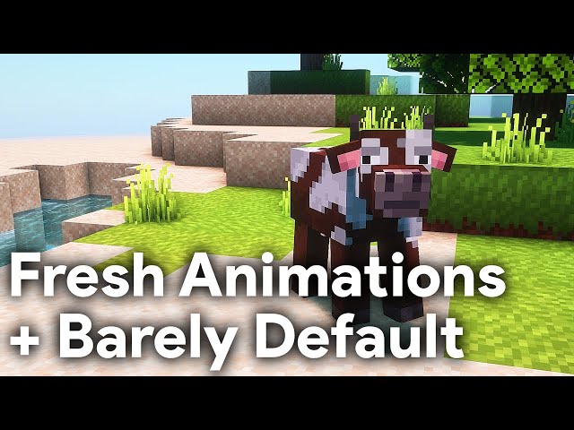 Barely Default × Fresh Animations Minecraft Texture Pack