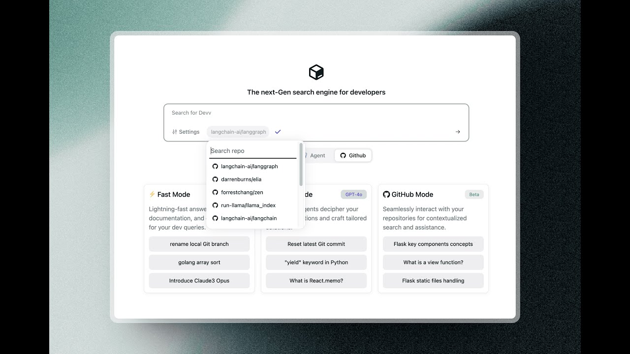 Introducing Devv GitHub Mode