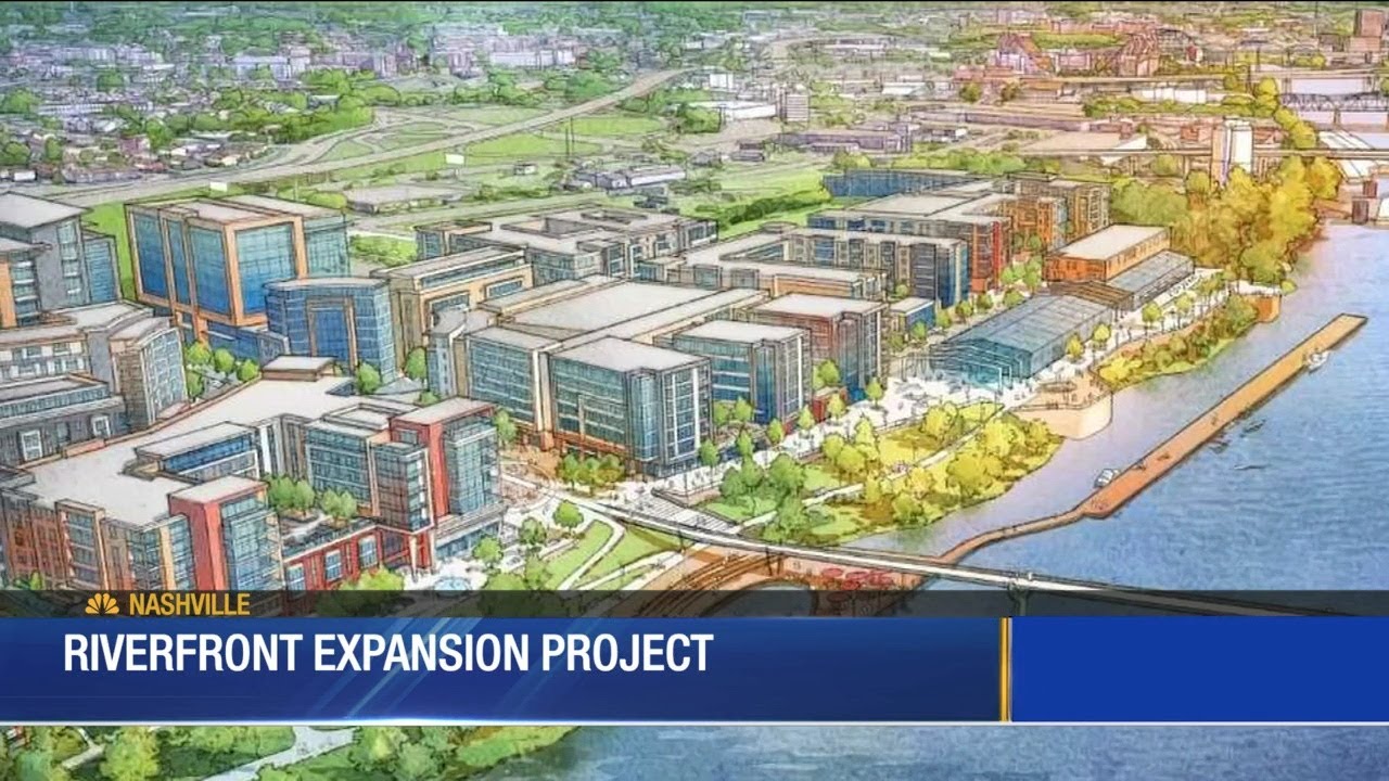 New development planned along river in downtown Nashville area
