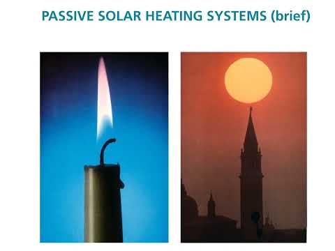 Passive Solar Heating Design Lecture part1