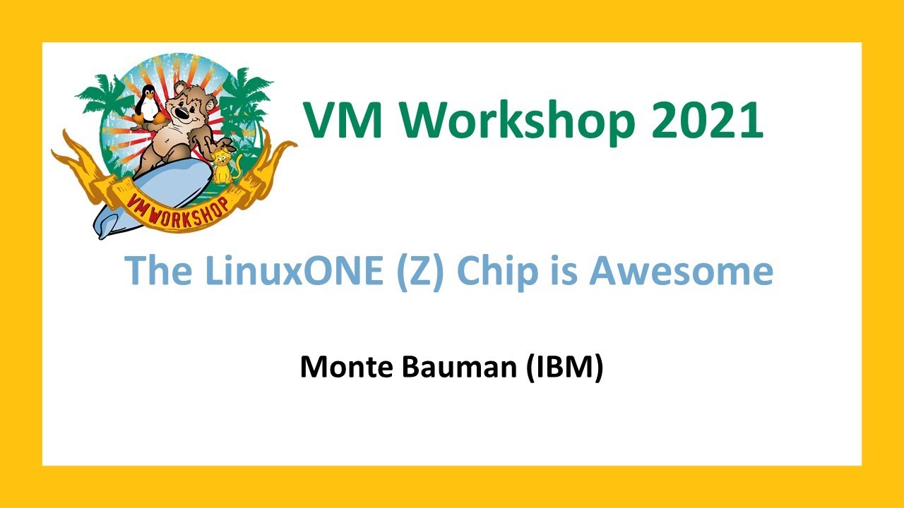 The LinuxONE (Z) Chip is Awesome