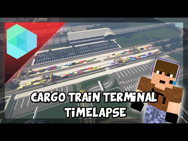 Cargo Train Terminal | Mineopolis and the Countryside Minecraft Map