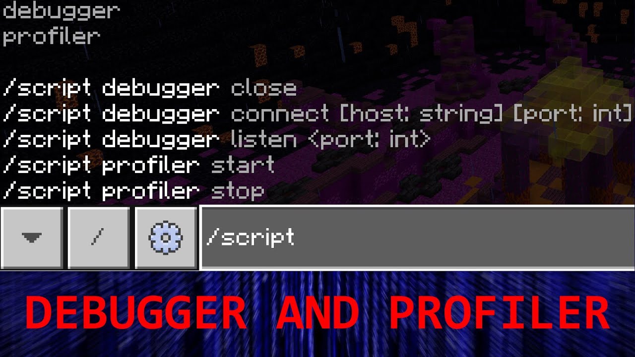 HOW TO USE THE /script COMMAND IN MINECRAFT BEDROCK