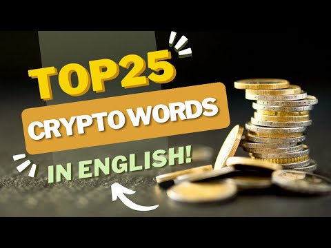 25 Must-Know Cryptocurrency Words in English! | English Vocabulary