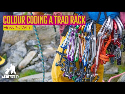Colour Coding Your Trad Climbing Rack, How & Why.