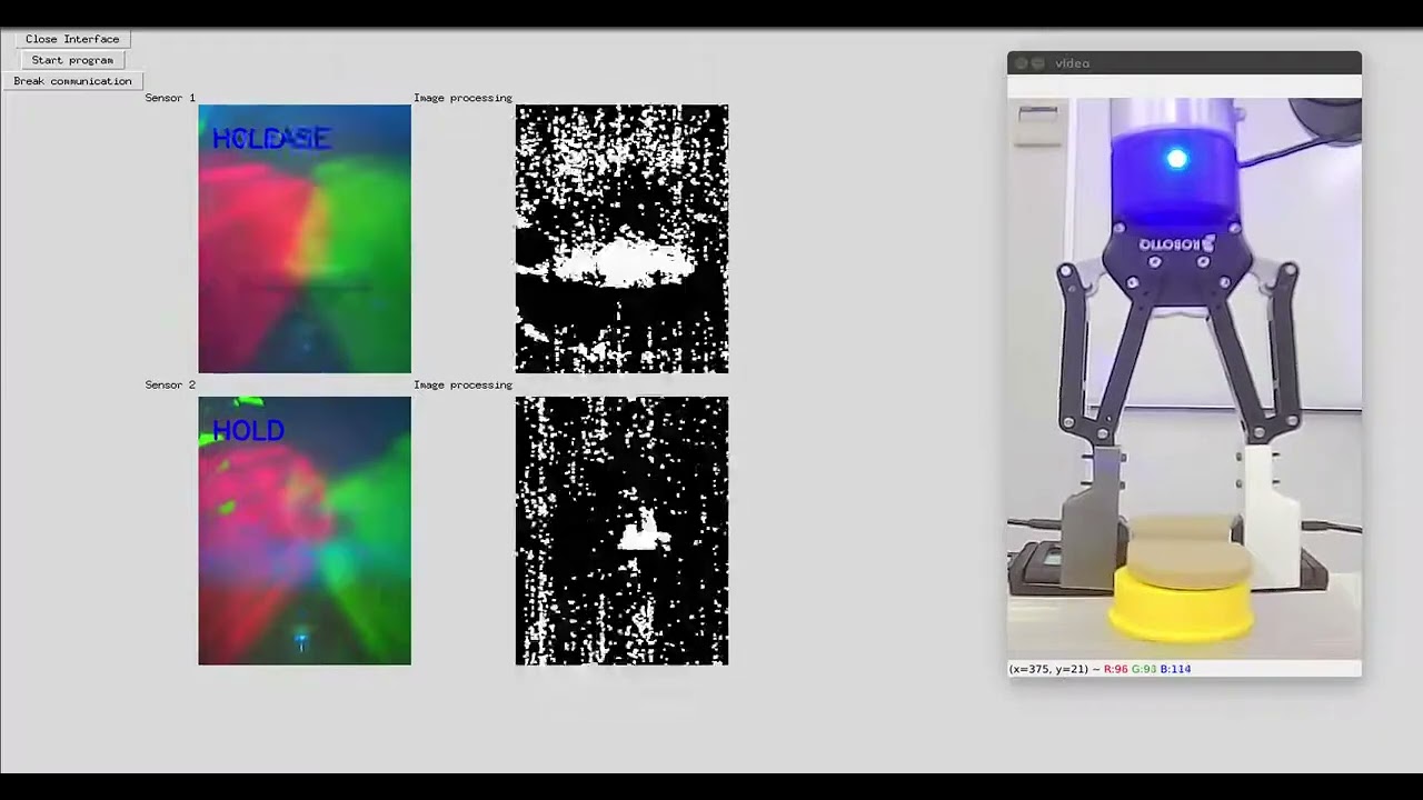 Grasping detection using DIGIT sensors
