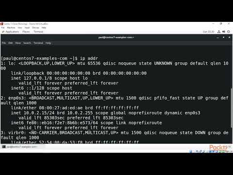 Learn Advanced Linux System Administration Networking in CentOS 7 | packtpub com - Mind Luster