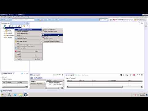 HANA Administration - Start Stop System
