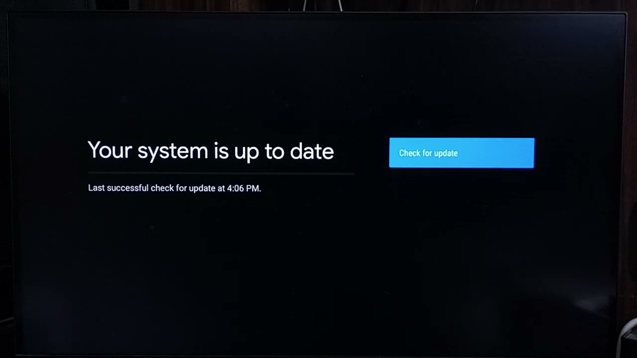 How to Perform System Update on Google TV Android TV OS 14