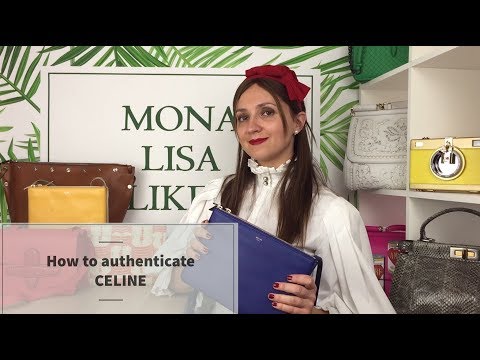 How to spot FAKE vs AUTHENTIC CELINE handbag bag purse Monalisalikes