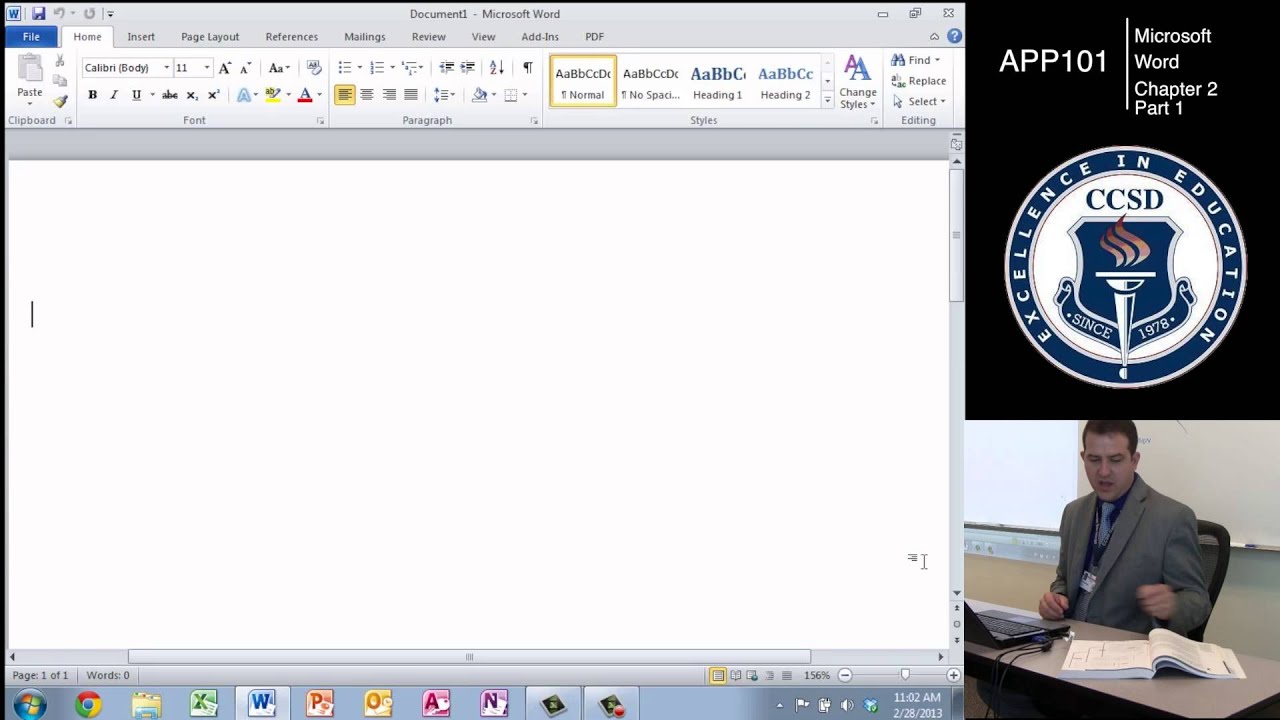 APP101 - Word Chapter 2 - Part 1
