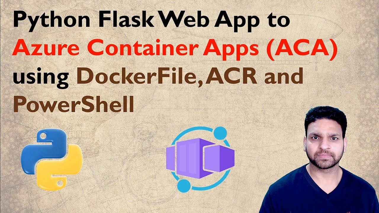 Deploy Python Flask Web App to Azure Container Apps | Dockerfile, ACR, VSCode and PowerShell