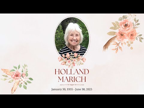 Holland Marich Memorial Service | July 9th, 2025