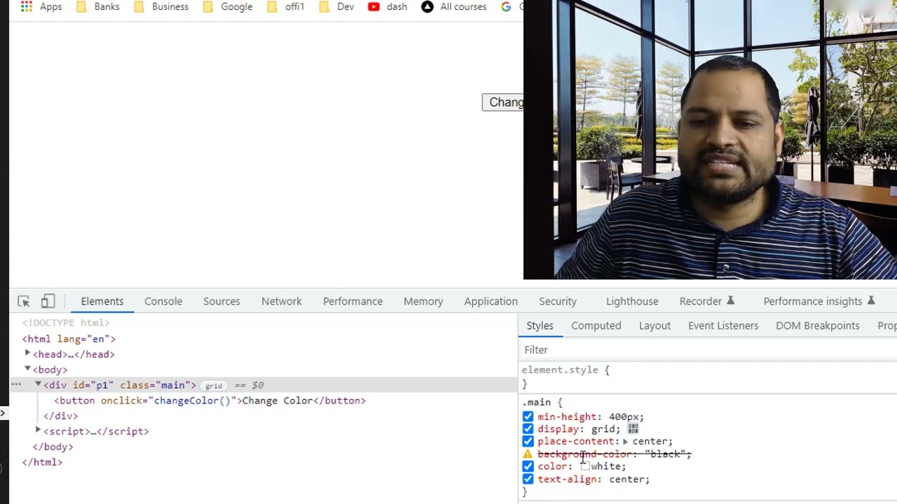 unknown property name and invalid css property value warning in chrome elements panel