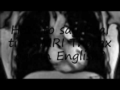 How to pronounce Real time MRI Thorax ogv in English?