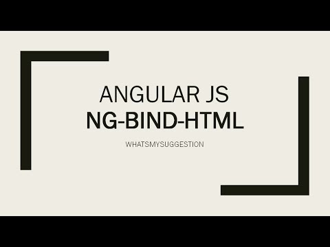 How To Use NG-Bind-html in Angular JS?.