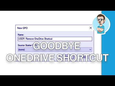 Remove Microsoft OneDrive Shortcut with a Group Policy!