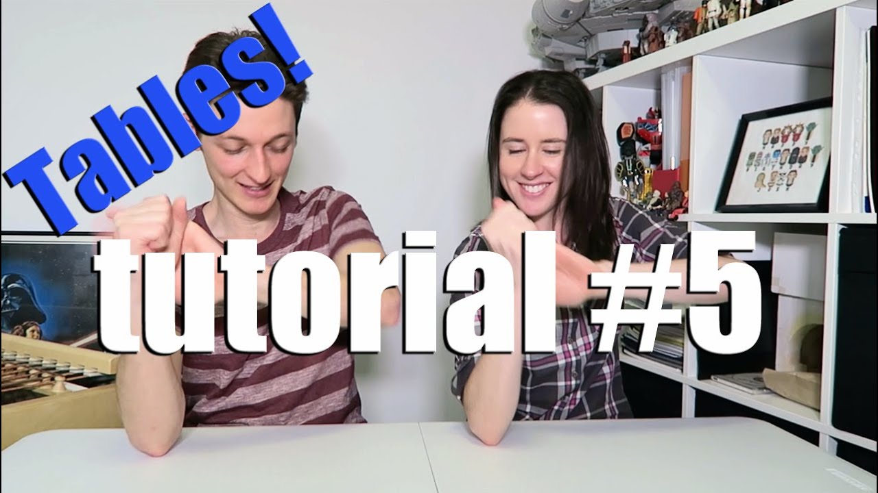Tables Tutorial #5