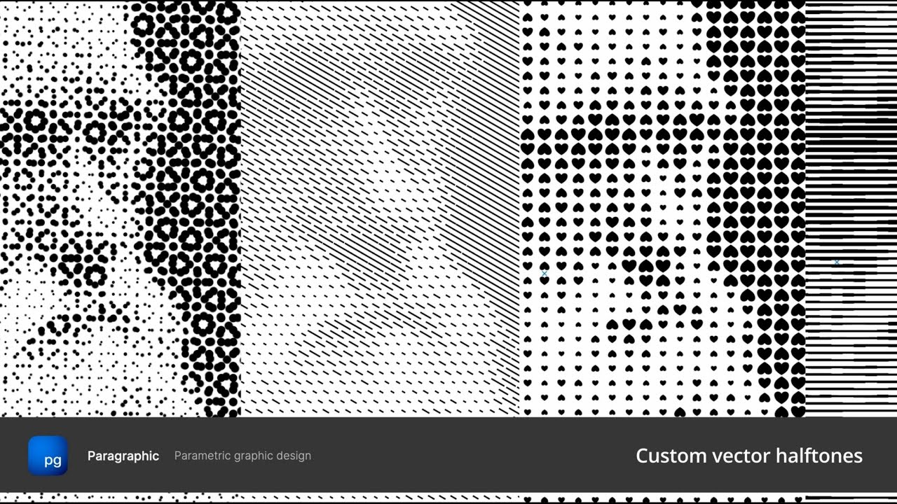 Custom vector halftones in Paragraphic